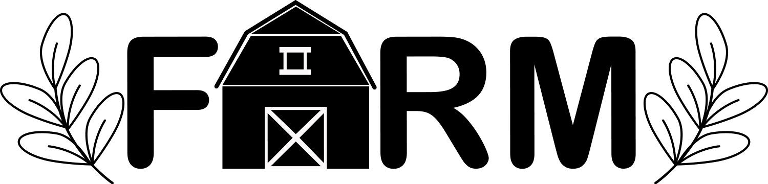 Life is better on farm white background Royalty Free Vector