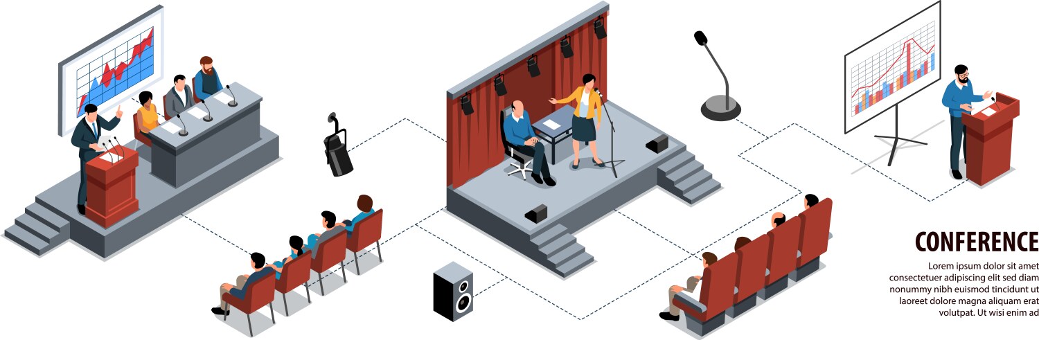 Conference Infographic Vector Images (over 8,500)