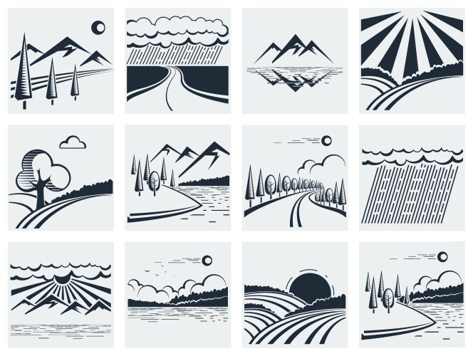 Landscape Icons Vector Images (over 440,000)