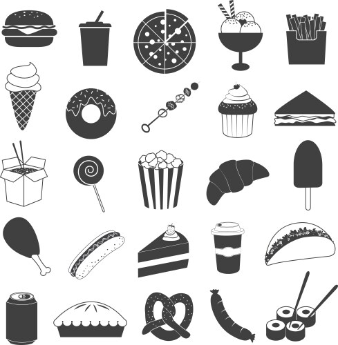 Food icon Royalty Free Vector Image - VectorStock