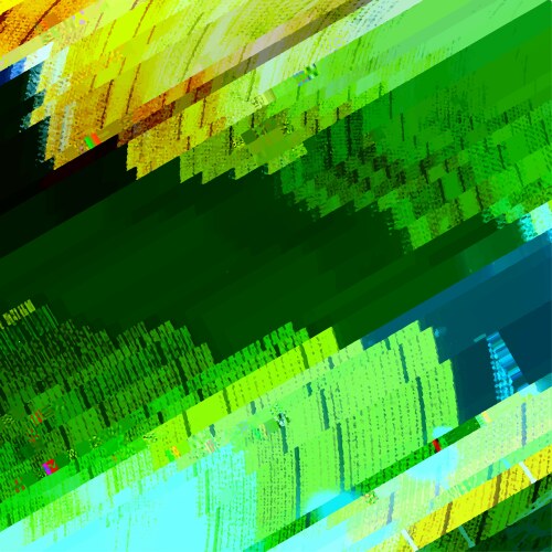 Creative glitch texture seamless pattern Vector Image