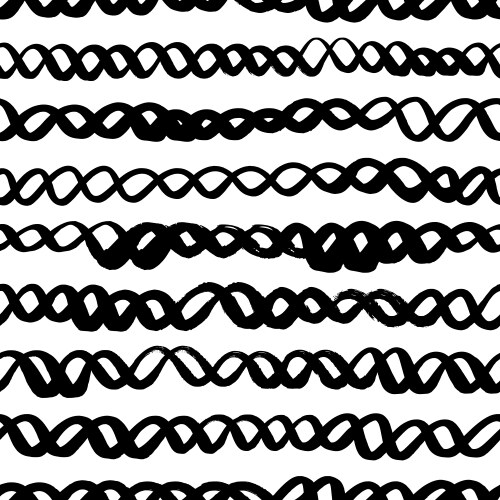 Seamless rope pattern set Royalty Free Vector Image