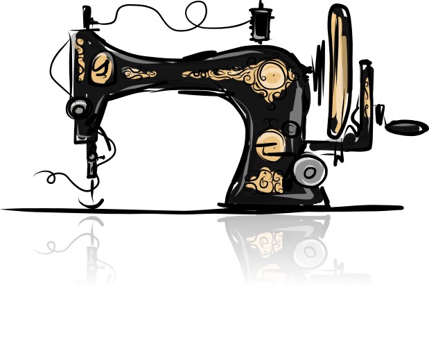 Sewing Machine Cartoon Vector Images (over 2,200)