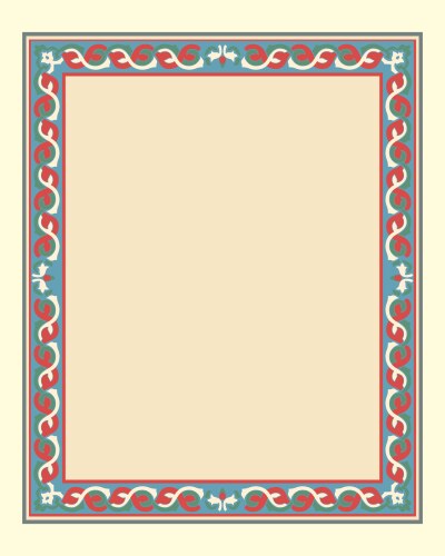 Madhubani border Royalty Free Vector Image - VectorStock