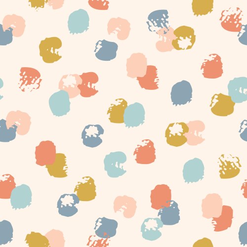 Abstract stroke of paint dots spots stain circle Vector Image