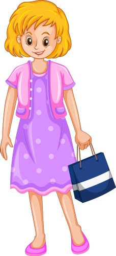 Woman flipping someone off cartoon concept Vector Image