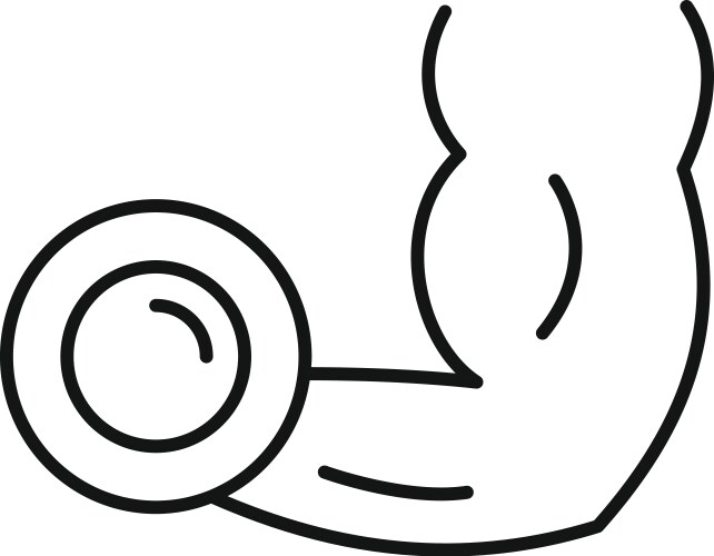 Bicep Outline Vector Images (over 1,800)