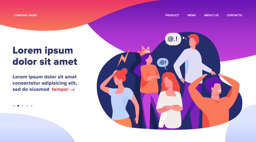 People obsessions template Royalty Free Vector Image