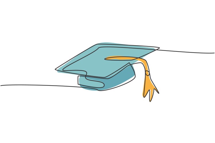 Graduation Cap Line Art Vector Images (over 4,800)