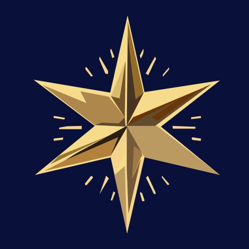 6 Point Star Logo