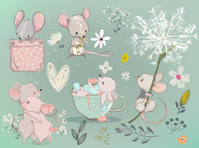 Mice Vector Images (over 11,000)