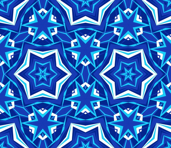 Blue kaleidoscope star pattern Royalty Free Vector Image Blue kaleidoscope star pattern Royalty Free Vector Image