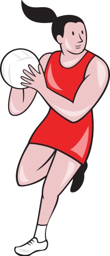 Netball Cartoon Vector Images (over 160)