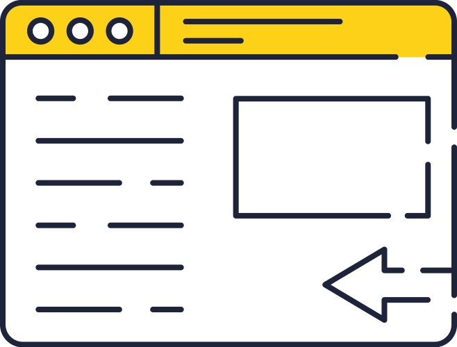 Ui design icon mobile web interface Royalty Free Vector