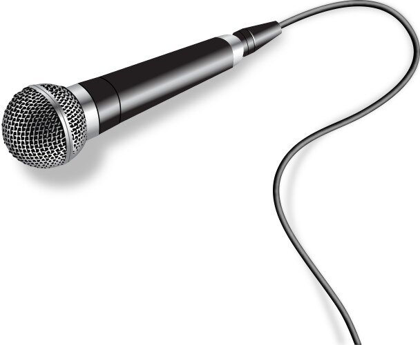 Karaoke microphone Royalty Free Vector Image - VectorStock