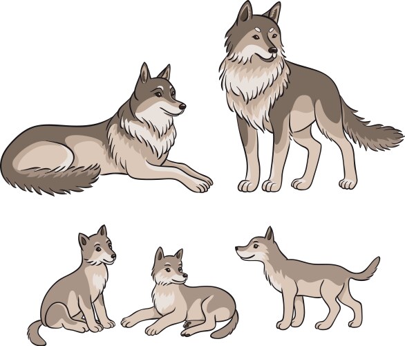 Wolf Cartoon Vector Images (over 23,000)