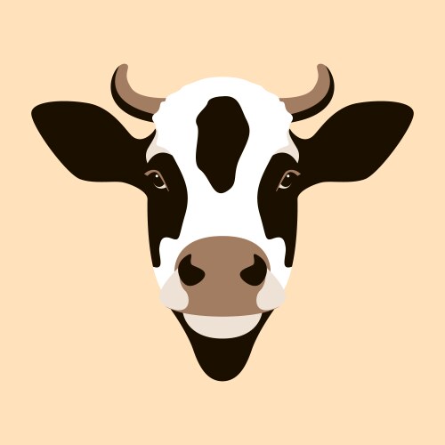 Cow Front View Vector Images (over 720)