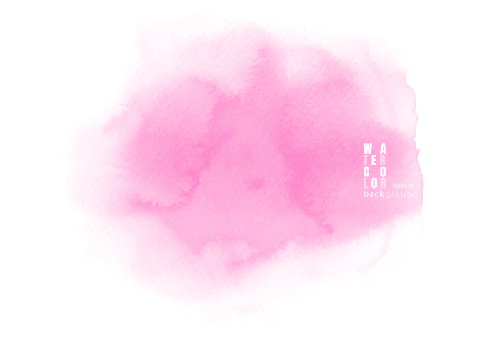 Soft pink powder color watercolor background Vector Image