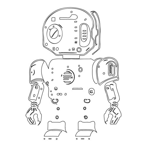 Robot Outline Vector Images (over 40,000)