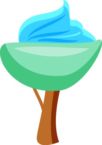 Sweet candy tree Royalty Free Vector Image - VectorStock
