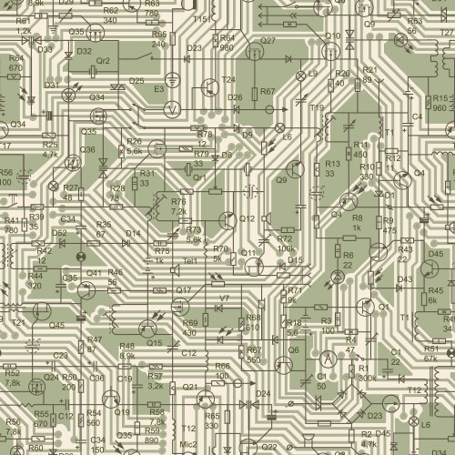 Electrical Circuit Schematic Background Royalty Free Vector