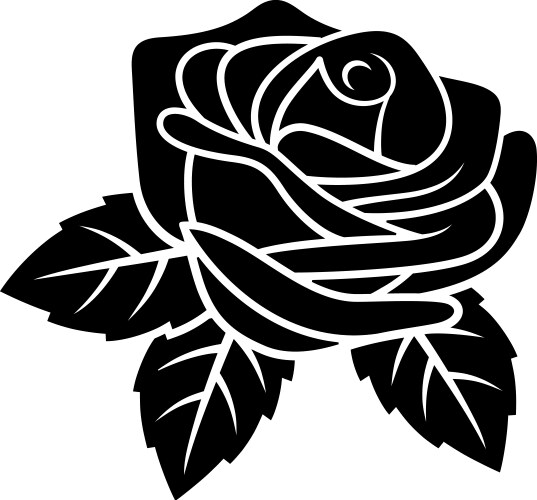Rose Stylized Vector Images (over 5,500)