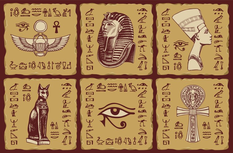 Egyptian Artifacts Vector Images (over 850)