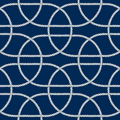 Seamless nautical rope pattern square knot Vector Image