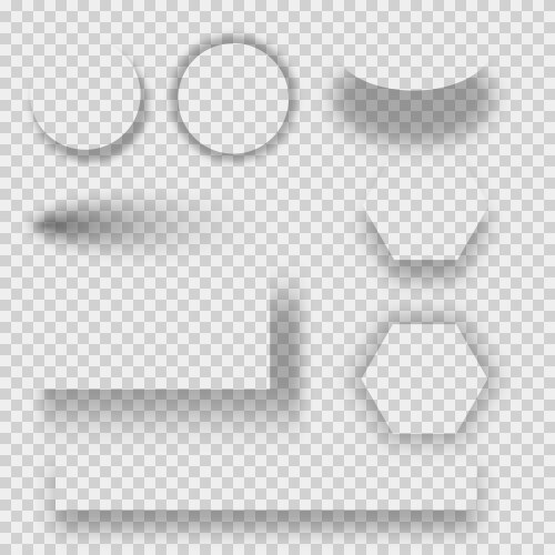 Realistic photo frame set square a3 a4 Royalty Free Vector