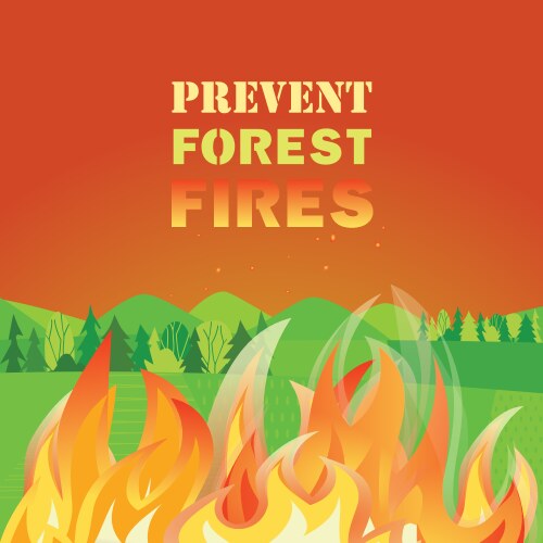 Forest Fire Poster Vector Images (over 1,700)