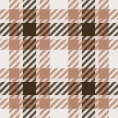 Elegant neutral-toned plaid pattern perfect Vector Image