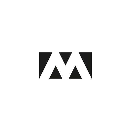 Letter m and q mq logo design template minimal Vector Image