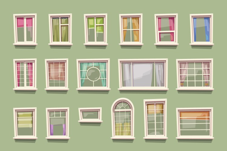 Big window Royalty Free Vector Image - VectorStock