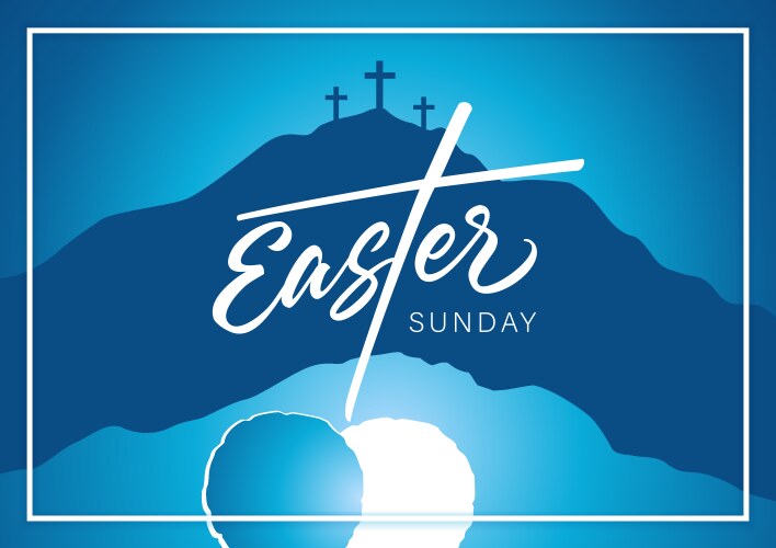 Set for christianity holy week before easter lent Vector Image