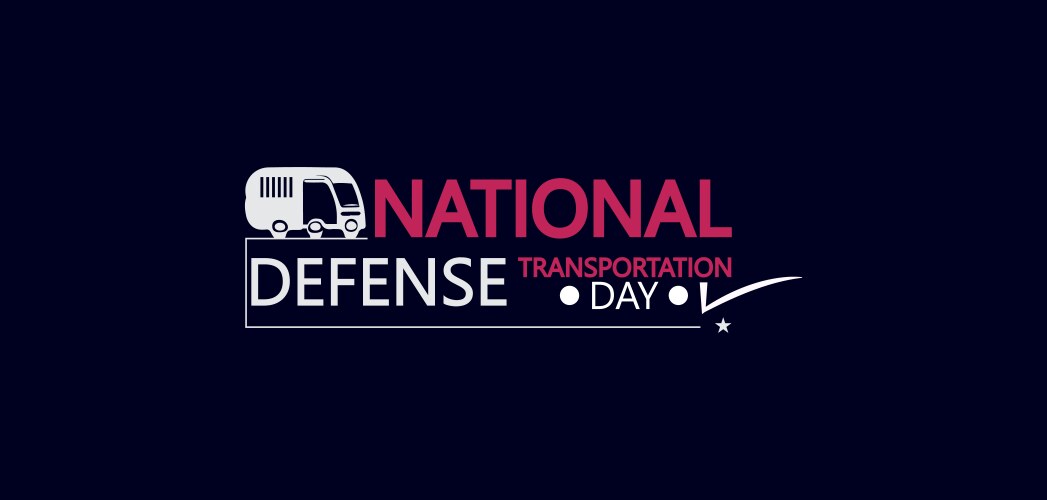Creative design national defense transportation Vector Image