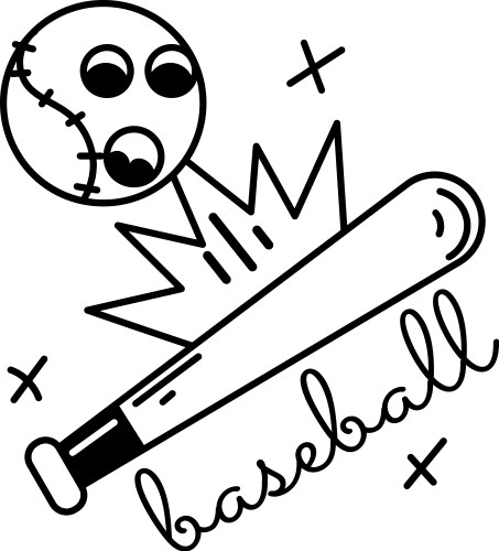 Baseball Word Vector Images (over 560)