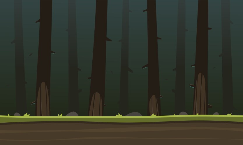 Cartoon game background Royalty Free Vector Image