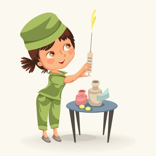 Injection cartoon Vector Images & Graphics for Commercial Use | VectorStock