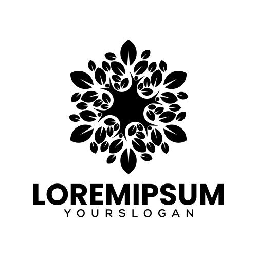 Human and beer logo design Royalty Free Vector Image