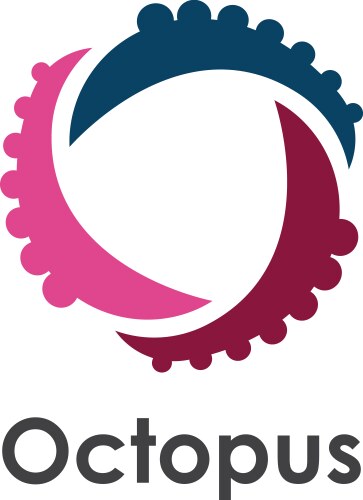 Octopus logo Royalty Free Vector Image - VectorStock