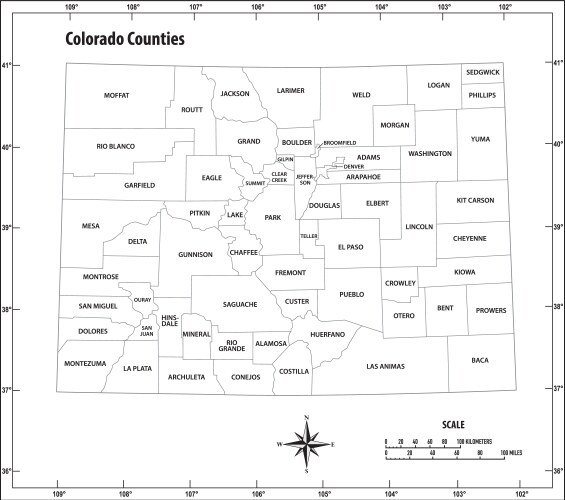 Colorado State Outline Vector Images (over 1,100)
