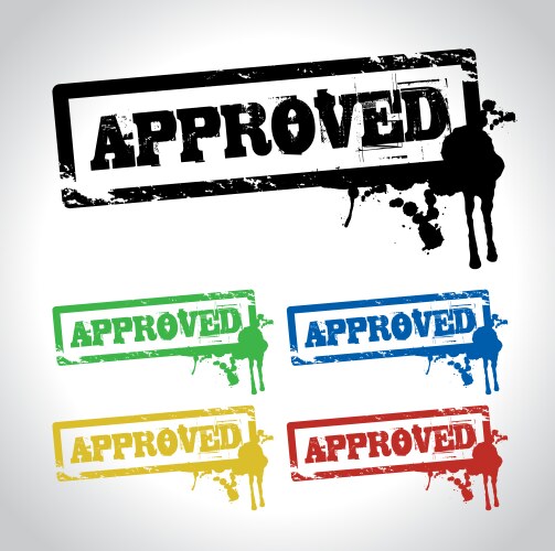 Approved Stamp Vector Images (over 37,000)