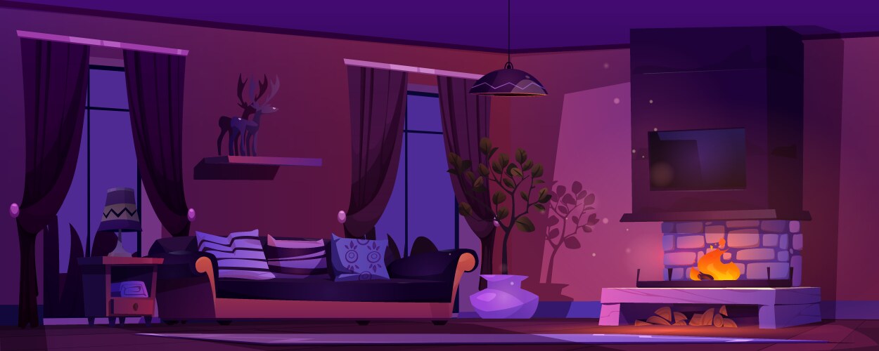 Cartoon Fireplace Vector Images (over 7,800)