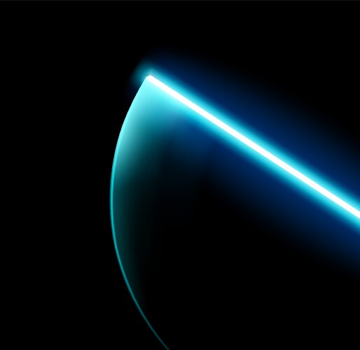 Laser eye effect yellow blue red glow overlay Vector Image