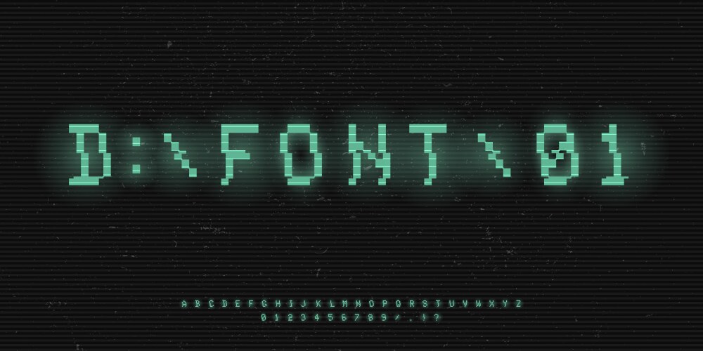 Video game play message 3d glitch vhs distort Vector Image