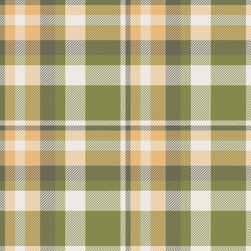 Checkered gingham plaid fabric seamless pattern Vector Image