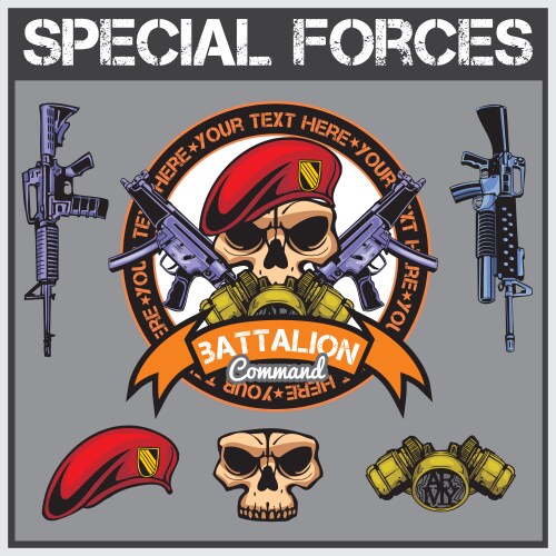 Special force soldier Royalty Free Vector Image