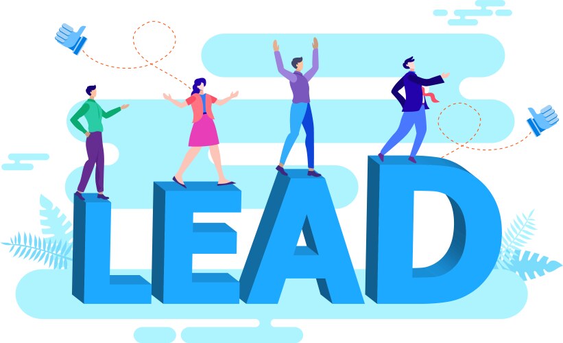 Team congratulations and announcement Royalty Free Vector