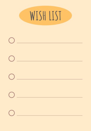 Ribbon red wish list icon cartoon web Royalty Free Vector