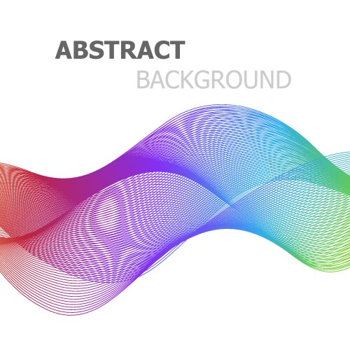 Abstract background with colorful lines stripe Vector Image